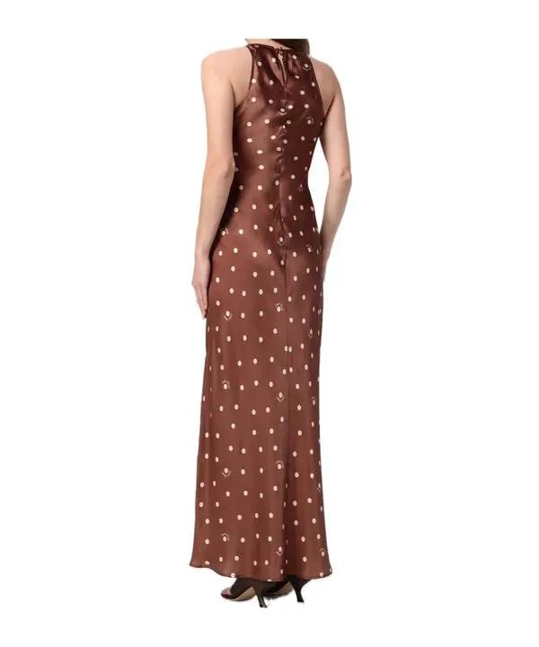 MC2 SAINT BARTH Katy Polka Dot Maxi Dress