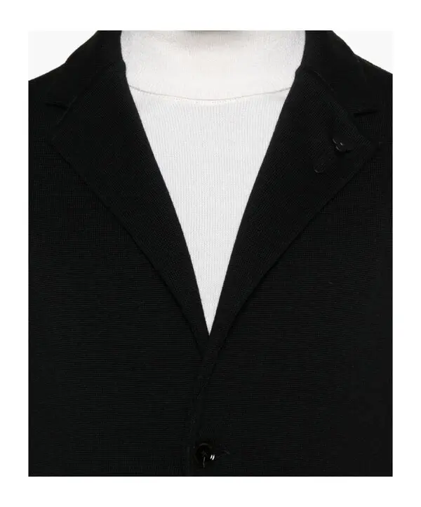 LARDINI Patch-pockets Wool Blazer