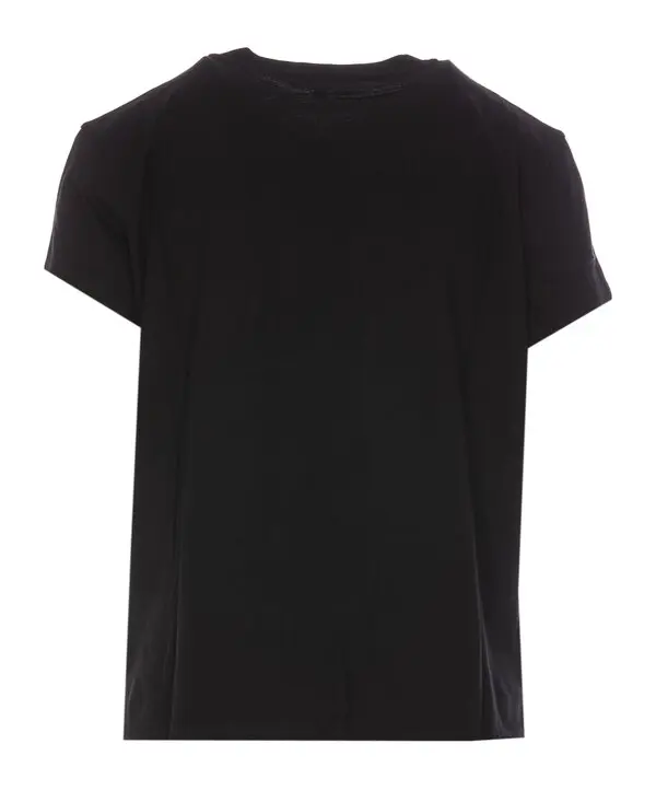 Patrizia Pepe Logo Embroidered Jersey T-shirt
