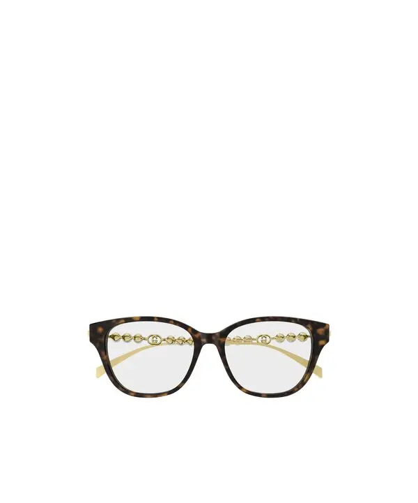 Gucci Embellished Square Frame Glasses