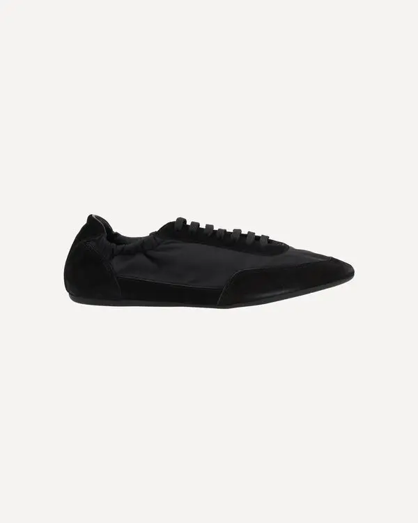 Prada Re-nylon And Suede Collapse Sneakers