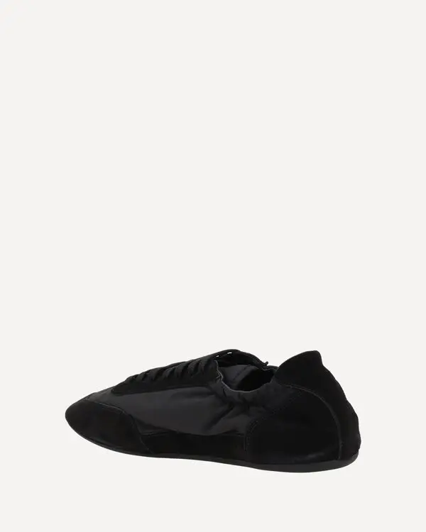 Prada Re-nylon And Suede Collapse Sneakers