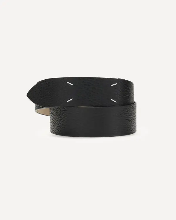 MAISON MARGIELA Grained Four-stitch Belt