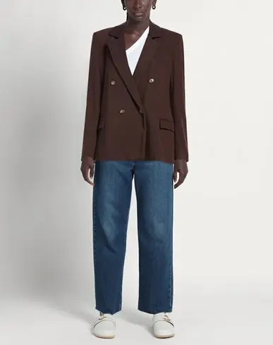 KAOS Blazer Chocolate Size Polyester, Tencel, Elastane