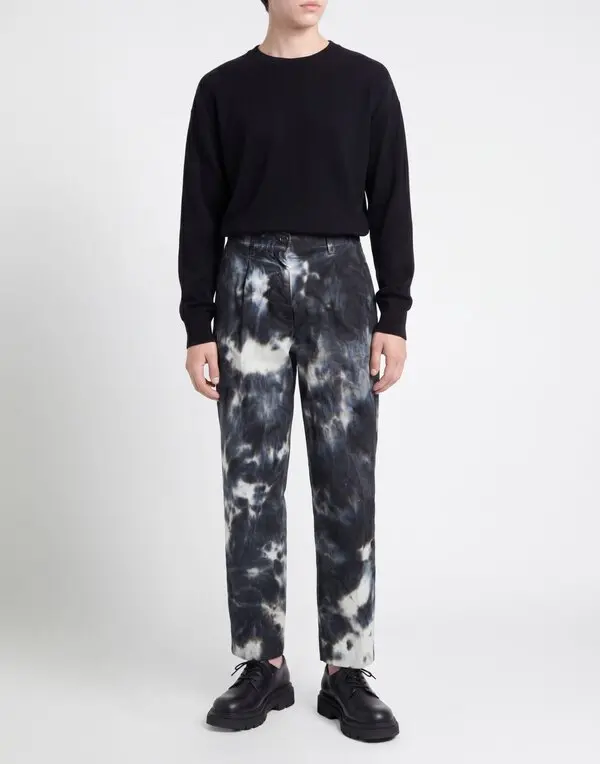 WHITE SAND Pants Slate Size Cotton, Linen, Elastane