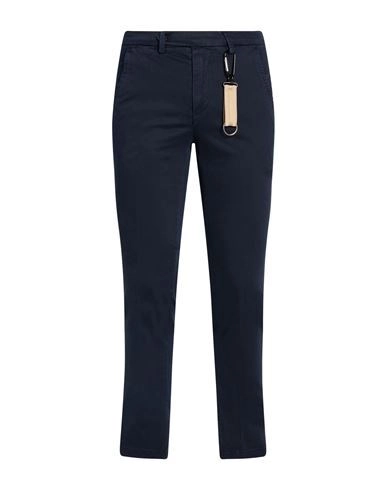 MANUEL RITZ Pants Size Cotton, Elastane - Blue