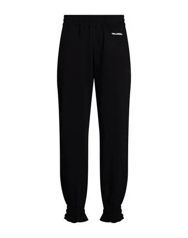 Karl Lagerfeld Pants Size Organic Cotton - Black