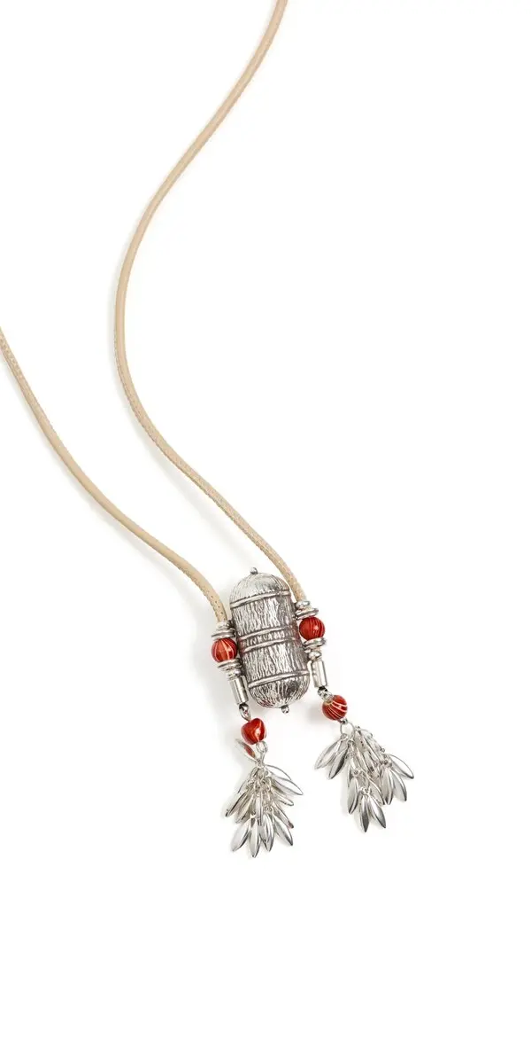 Isabel Marant Étoile Janis Necklace - Red/silver