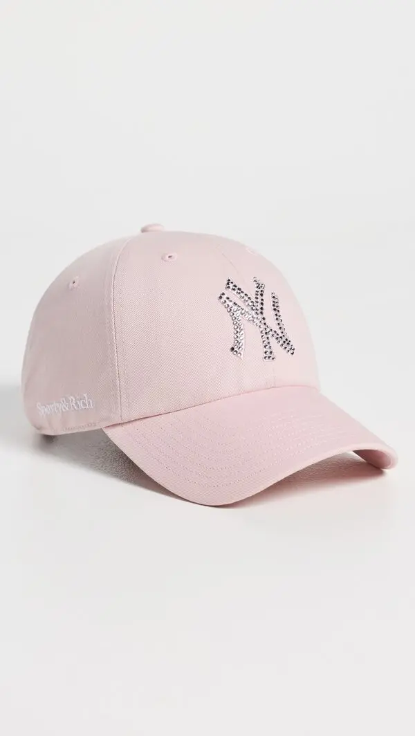 SPORTY & RICH Yankees Krystal Hat