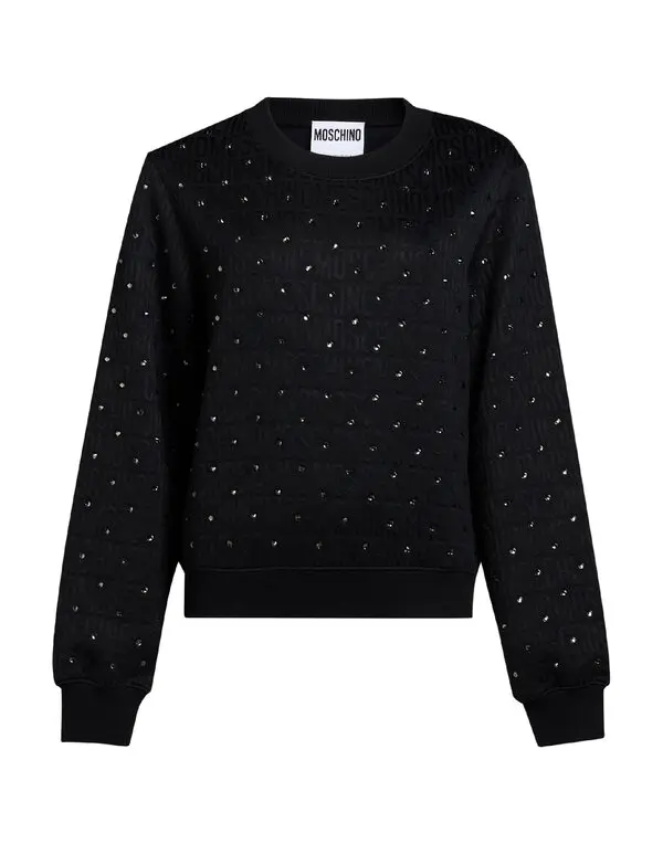 Moschino Sweatshirt Size Polyester, Cotton