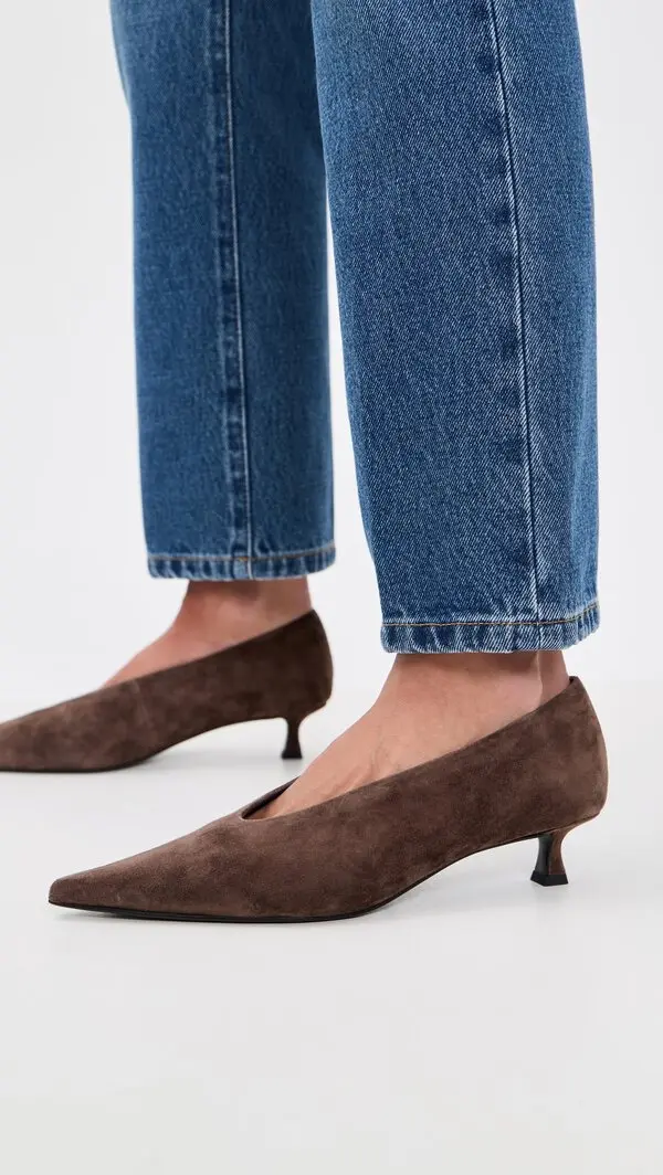 TONY BIANCO Cherry Kitten Heel Pumps