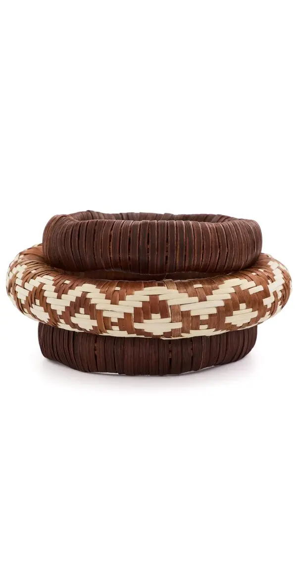 Johanna Ortiz Nomad Queen Bangles - Dark Rust