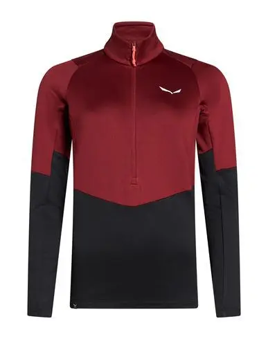 SALEWA Puez Pl T-shirt Burgundy Size Recycled Polyester, Polyester, Elastane