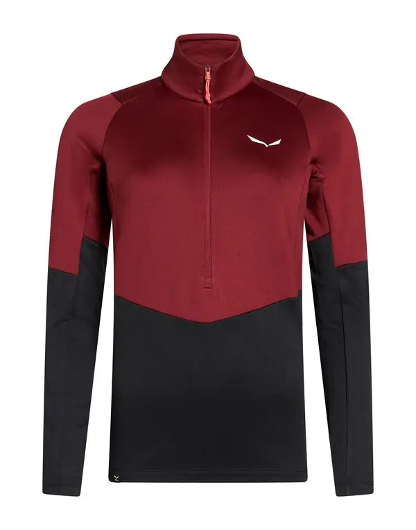 SALEWA Puez Pl T-shirt Burgundy Size Recycled Polyester, Polyester, Elastane