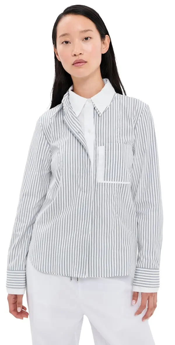 TWP Double Layer Boyfriend Shirt
