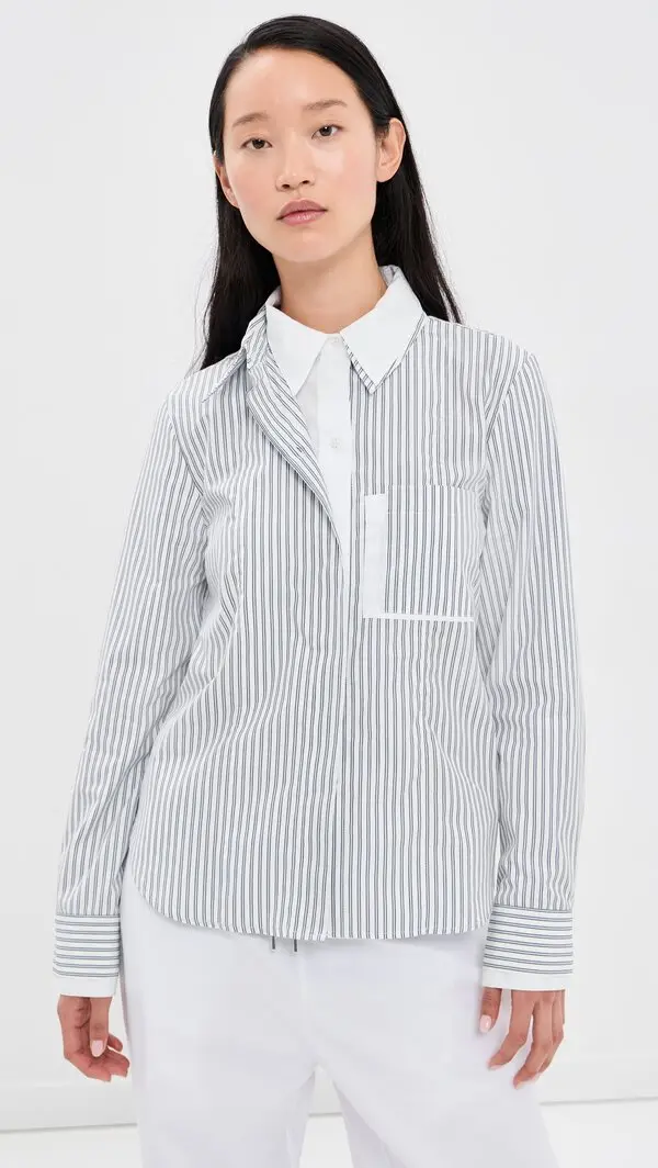 TWP Double Layer Boyfriend Shirt