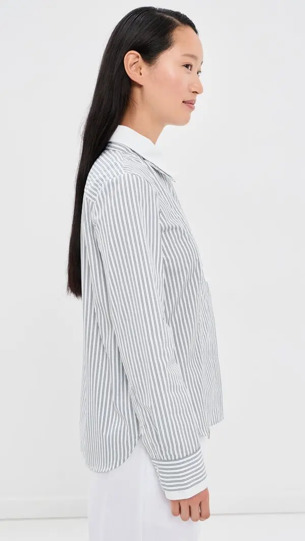 TWP Double Layer Boyfriend Shirt