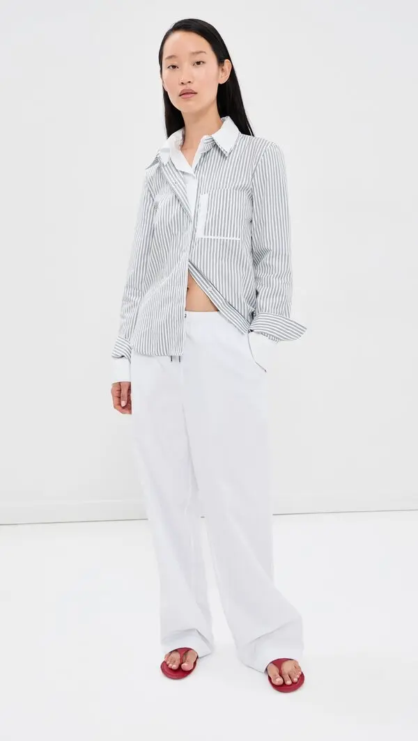 TWP Double Layer Boyfriend Shirt