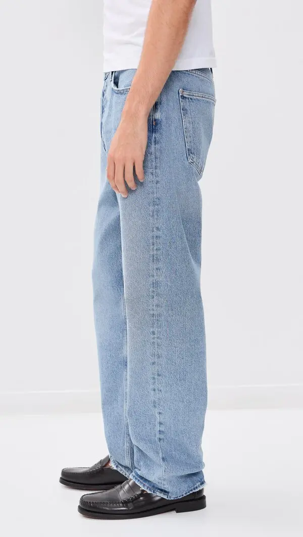 AGOLDE Relaxed Straight Leg Jeans - Force