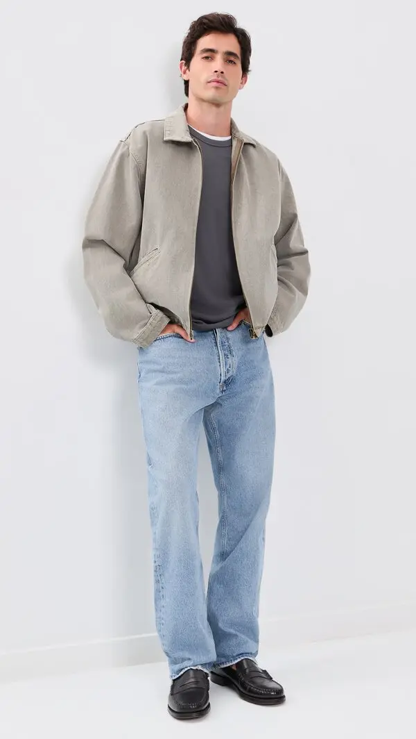 AGOLDE Relaxed Straight Leg Jeans - Force