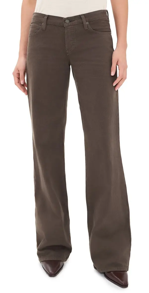 FRAME X Amelia Gray The Gray Jeans - Espresso