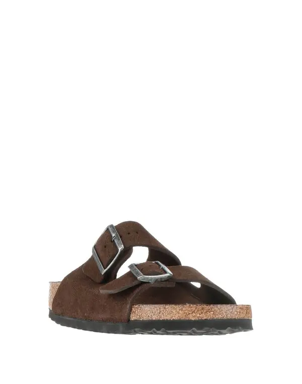 BIRKENSTOCK Sandals Chocolate Size Leather
