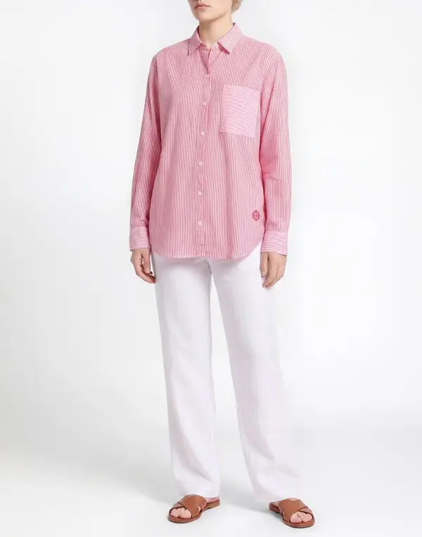 Xirena Lea Meylan Striped Cotton Shirt