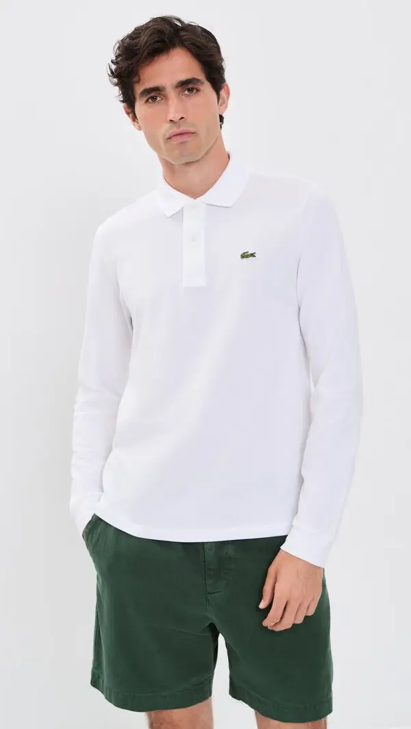 Lacoste Long Sleeve Original Cotton Pique Polo