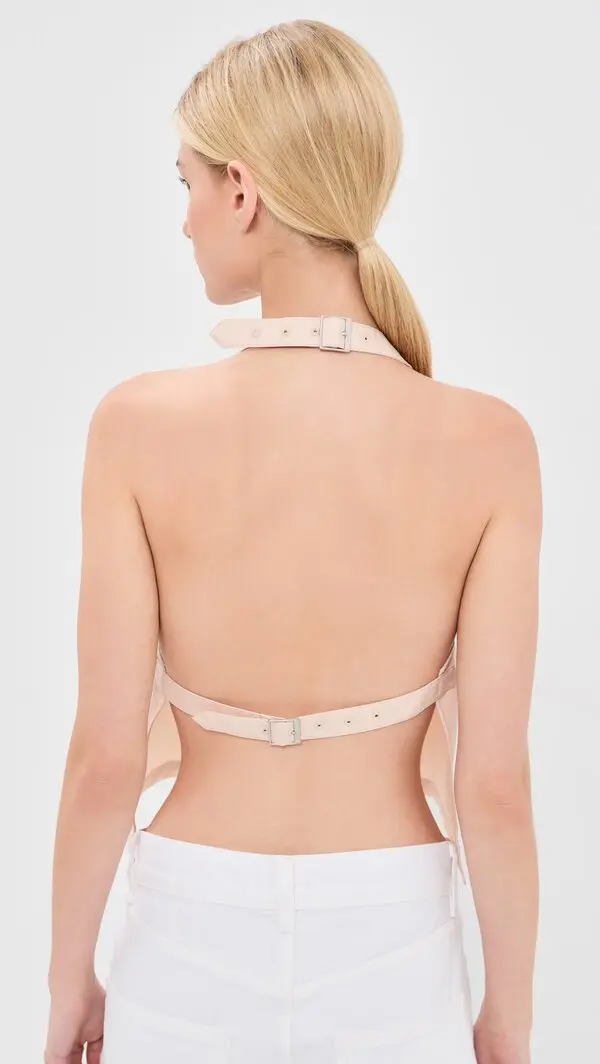 Wardrobe.NYC Clean Backless Halter Top