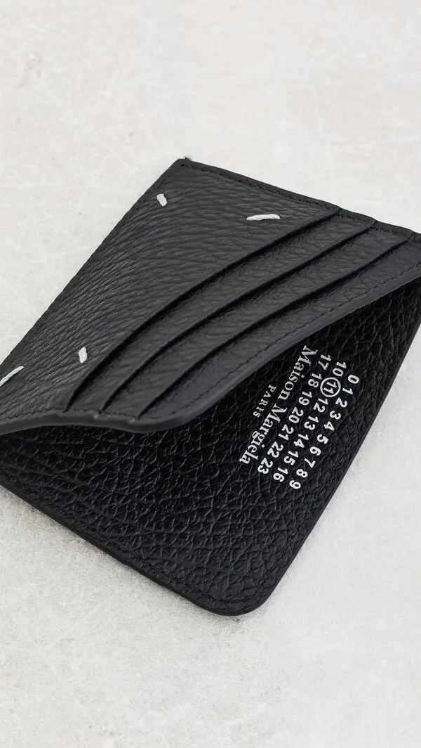 MAISON MARGIELA Grainy Leather 6cc Card Case