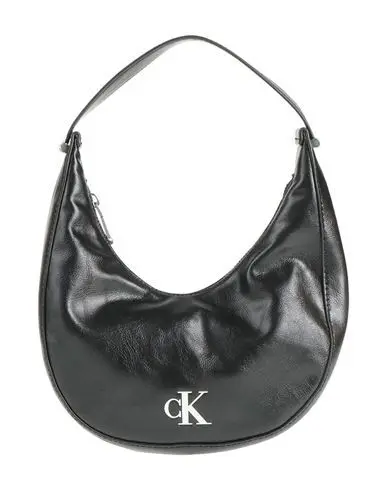 Calvin Klein Handbag Ivory Recycled Polyester, Polyurethane - Black