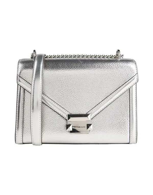 Michael Kors Crossbody Bag In Metallic Leather