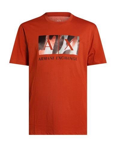 Armani Exchange T-shirt Size Cotton - Rust