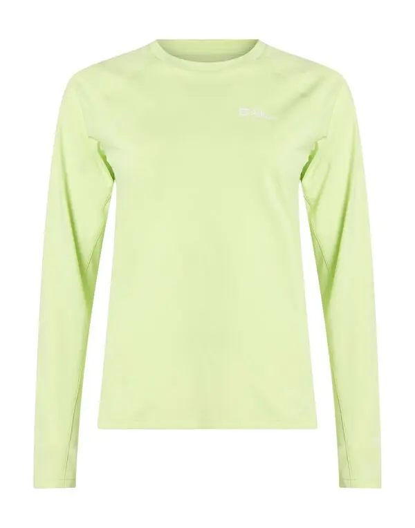 JACK WOLFSKIN T-shirt Lime Size Polyester