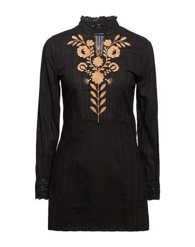 Antik Batik Mini Dress Size Cotton - Black