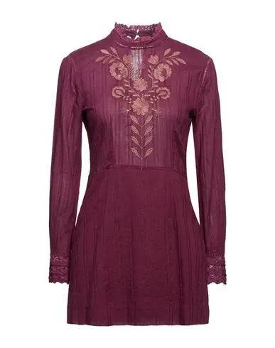 Antik Batik Mini Dress Size Cotton - Purple