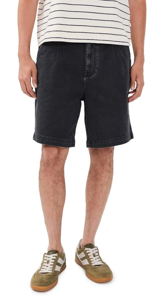 CORRIDOR Spring Pleated Shorts 8 - Black