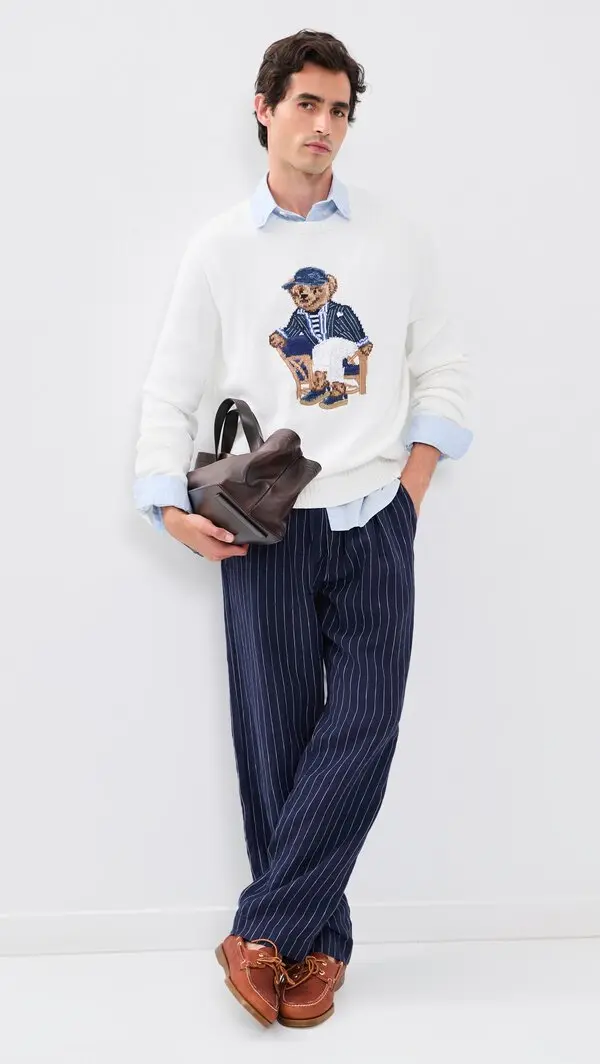 Polo Ralph Lauren Newport Bear Cotton Sweater