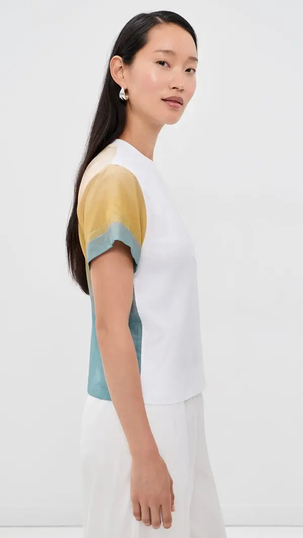3.1 Phillip Lim Ombré Voile Combo T-shirt