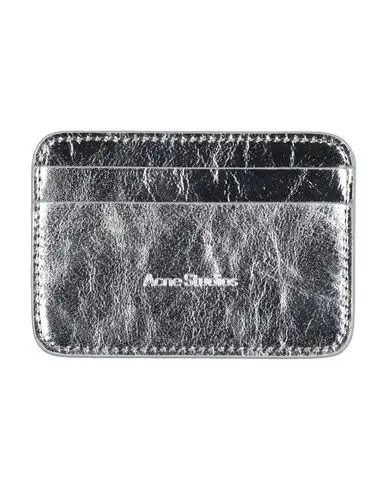 Acne Studios Cardholder Leather - Silver