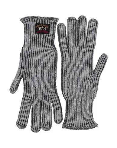Paul & Shark Gloves Dark Size Merino Wool - Grey