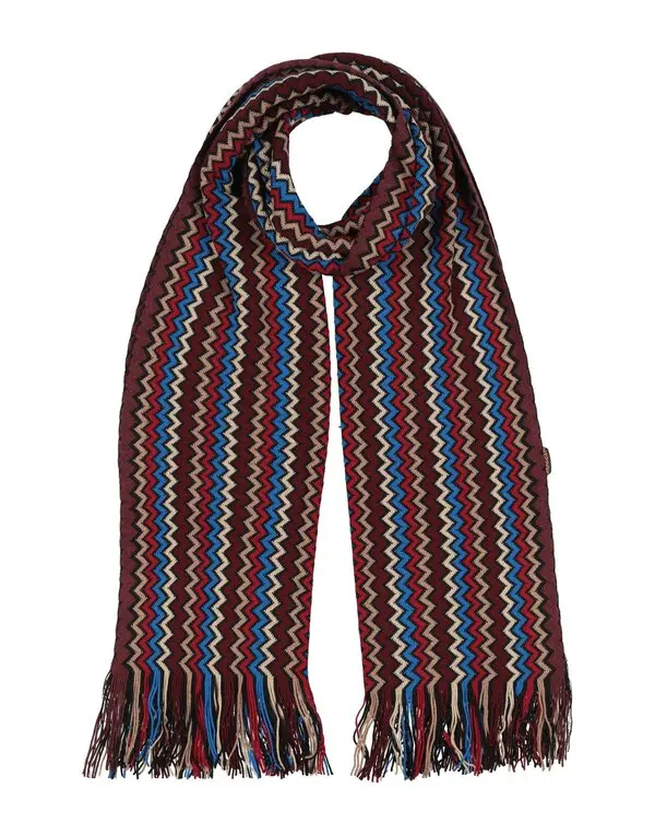 Missoni Scarf Burgundy Wool, Acrylic