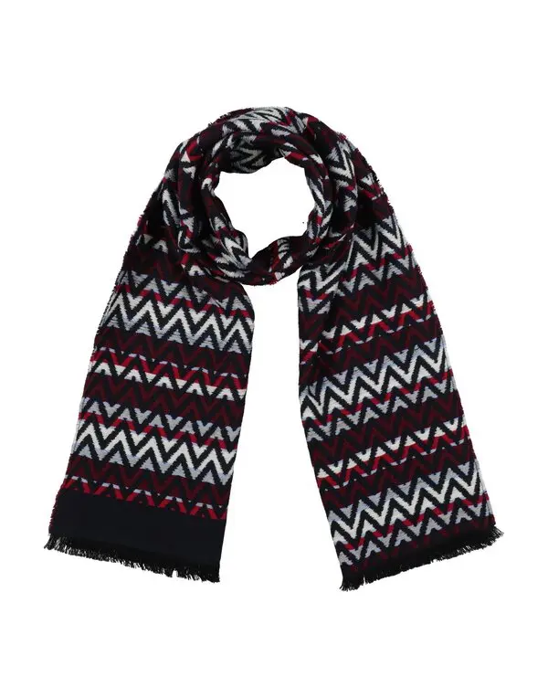 Missoni Scarf Burgundy Wool - Blue