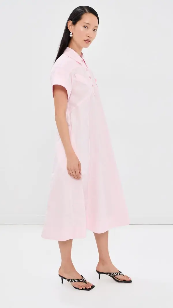 3.1 Phillip Lim Trapeze Midi Poplin Shirt Dress