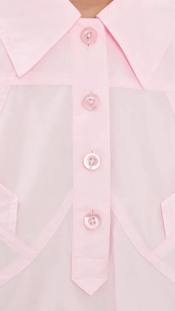 3.1 Phillip Lim Trapeze Midi Poplin Shirt Dress