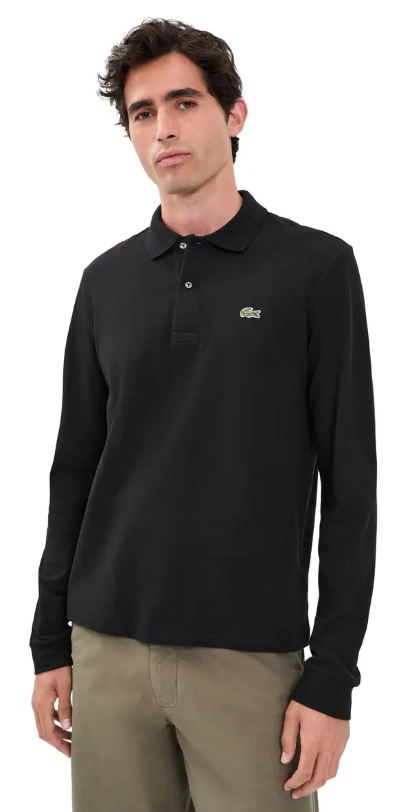 Lacoste Long Sleeve Original Cotton Pique Polo