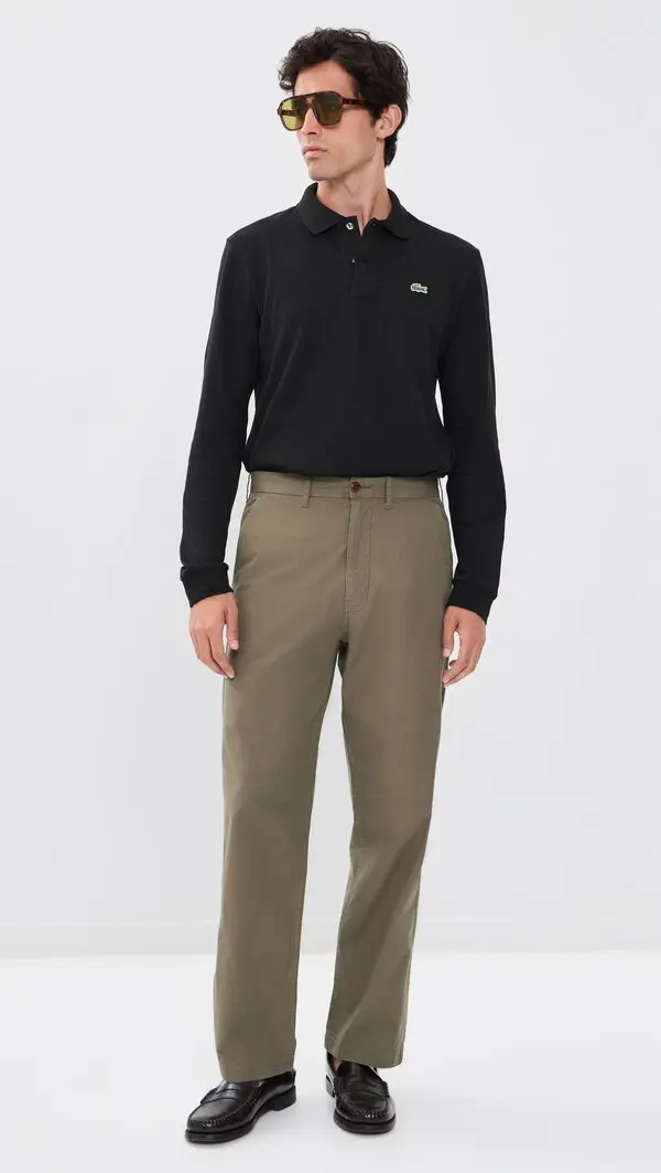 Lacoste Long Sleeve Original Cotton Pique Polo