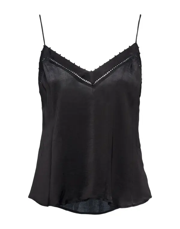 Poupette St Barth Top Size Viscose - Black