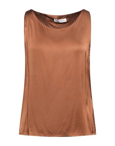 MANILA GRACE Sleeveless Viscose Elastane Top - Red