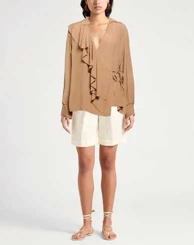 MANILA GRACE Top Camel Size Viscose, Silk